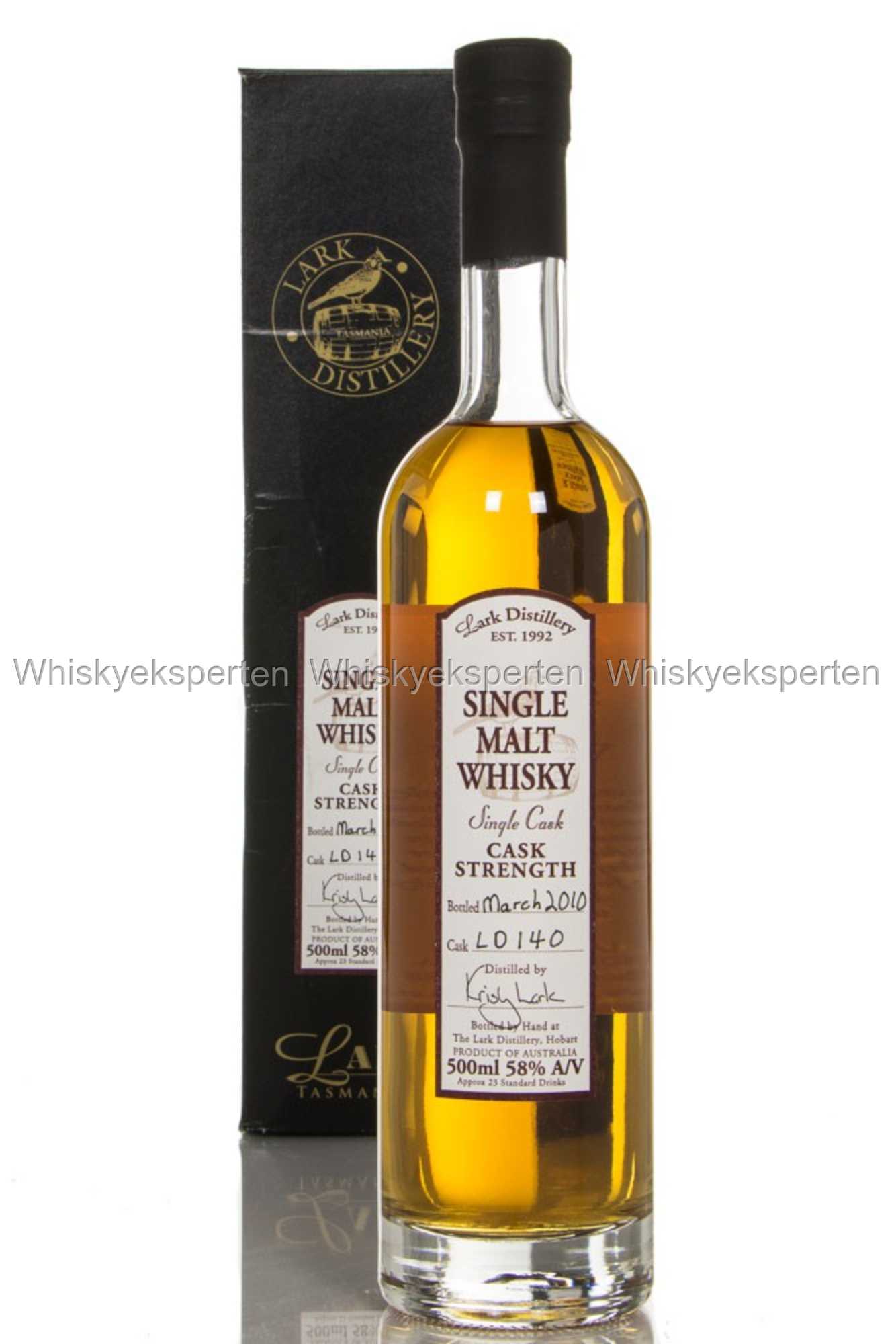 Lark Cask Strength Australsk Single Malt Whisky - Cask #LD95