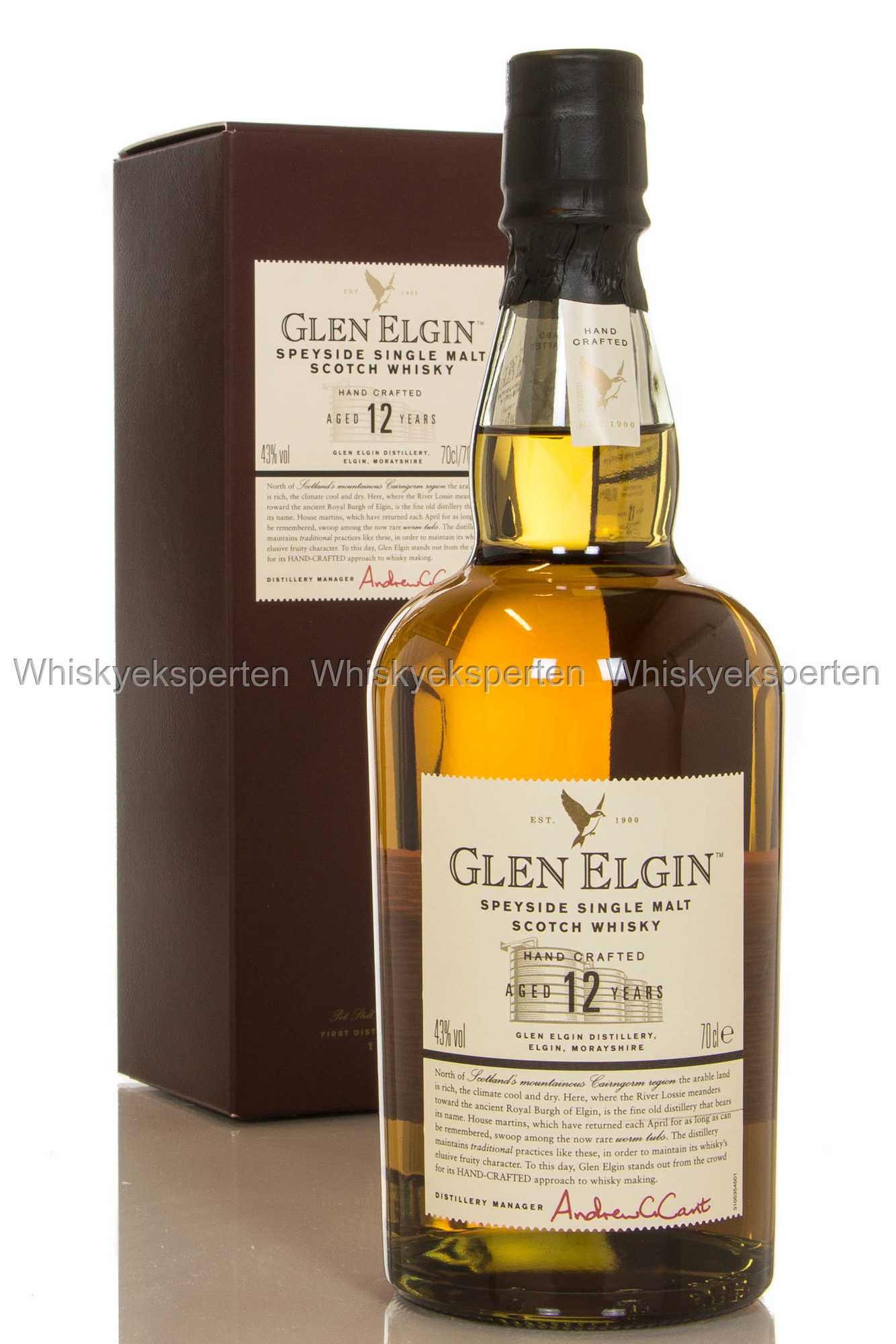 Glen Elgin 12 År Skotsk Single Malt Whisky