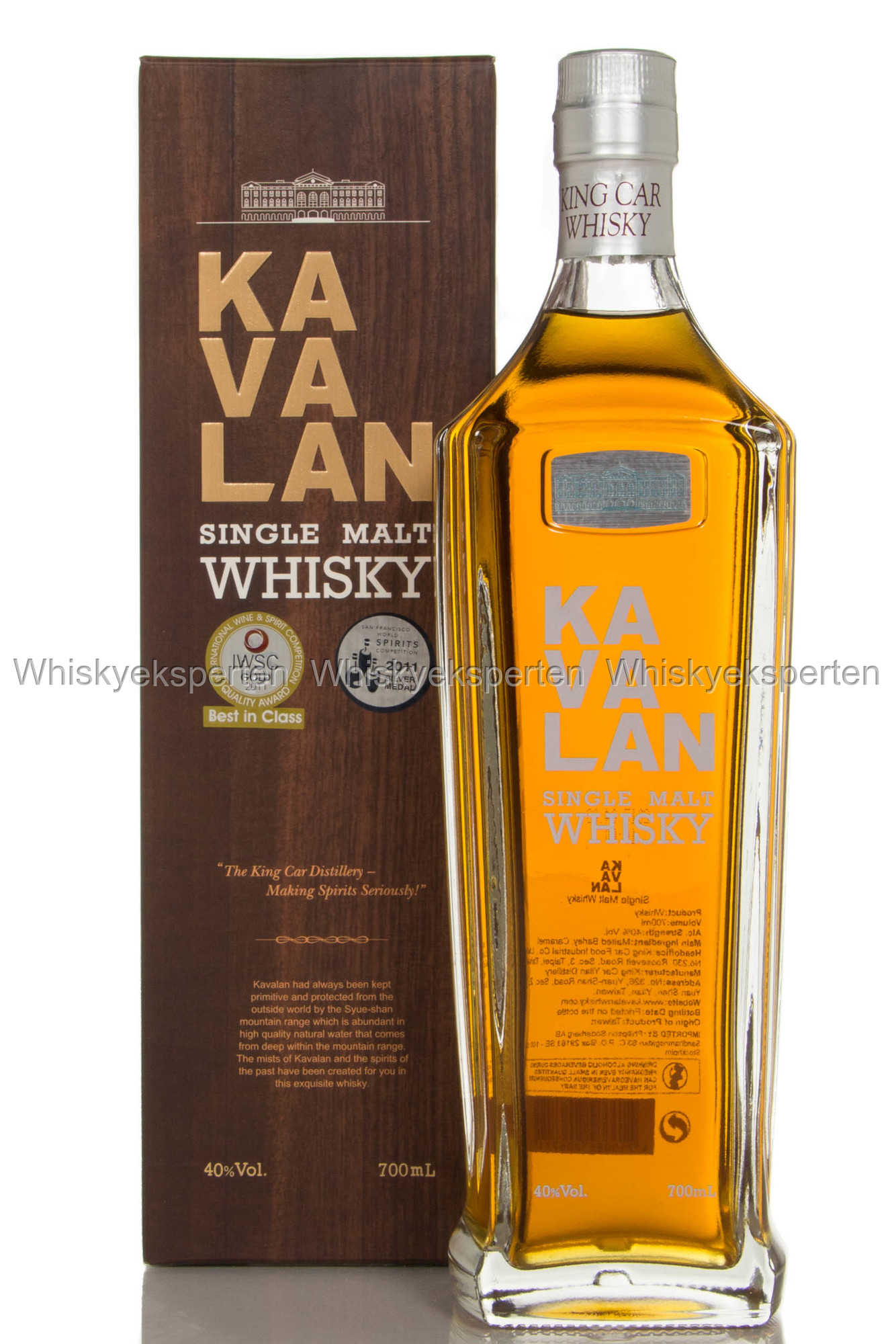 Kavalan Single Malt Taiwanesisk Whisky