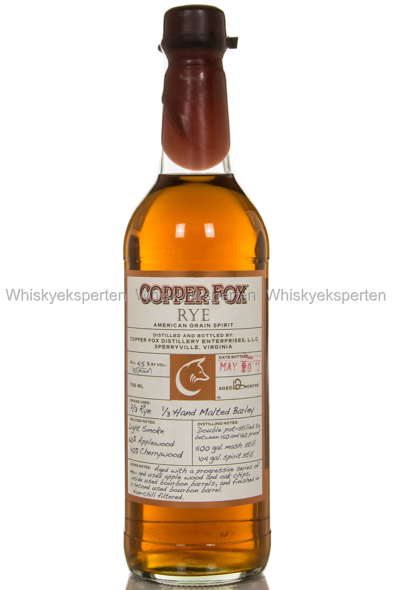 Copperfox Rye Amerikansk Rye Whisky
