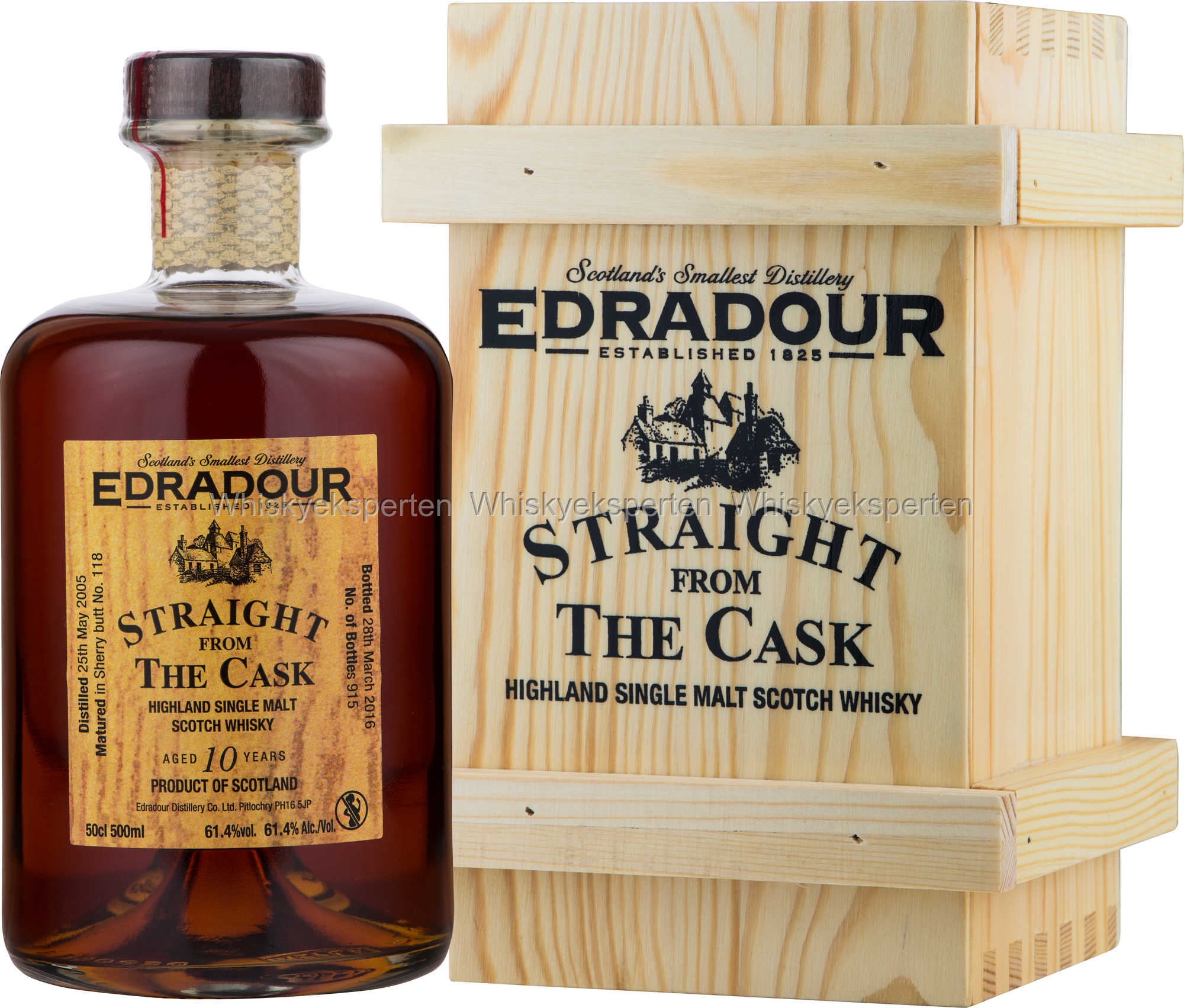 Edradour 10 År 2005 (Cask 118) - Straight From The Cask