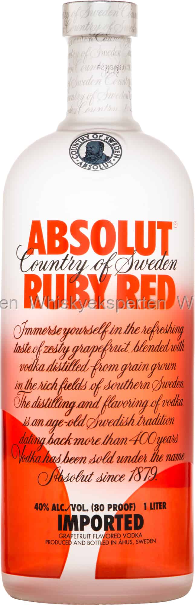 Absolut Ruby Red | Grapefrugtvodka (1 Liter)