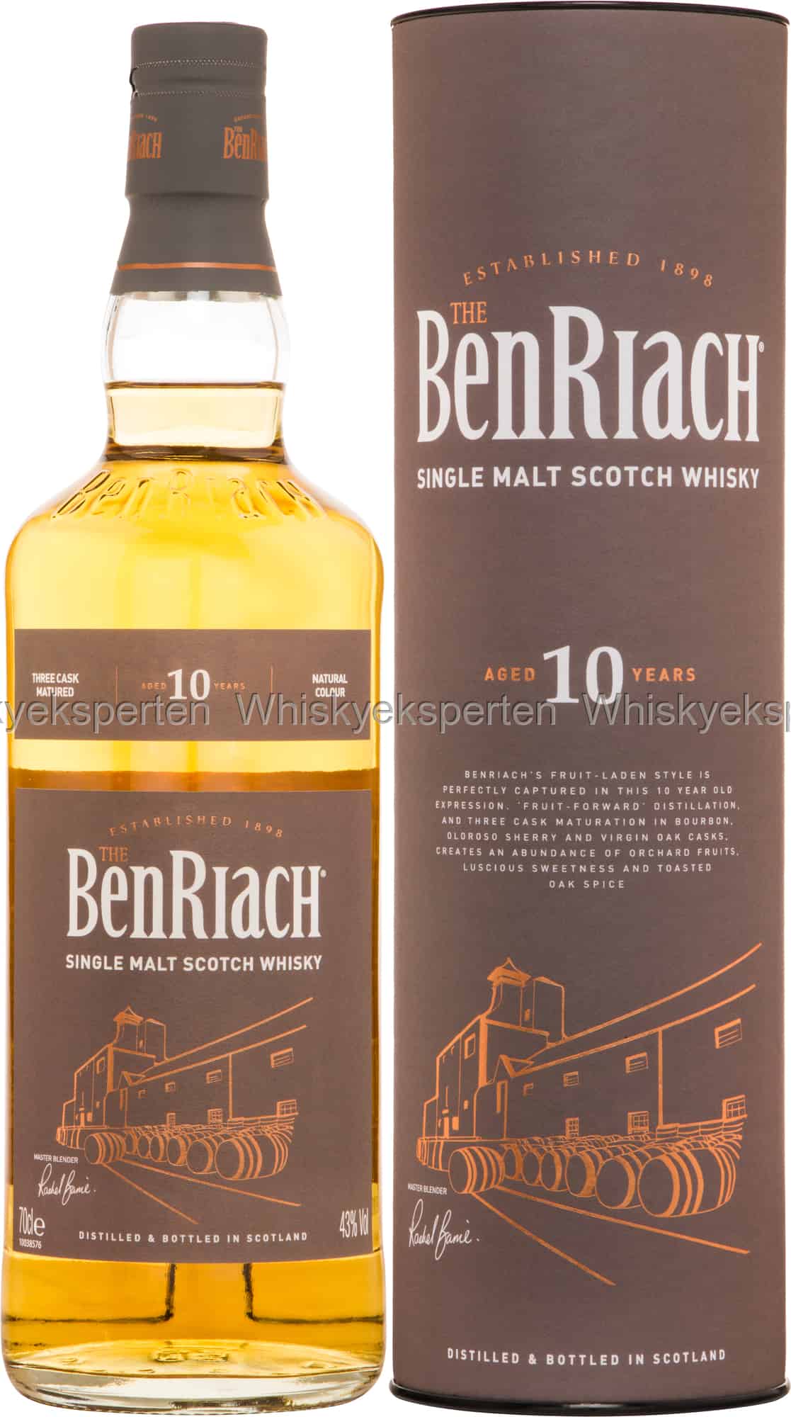 BenRiach 10 År Skotsk Single Malt Whisky