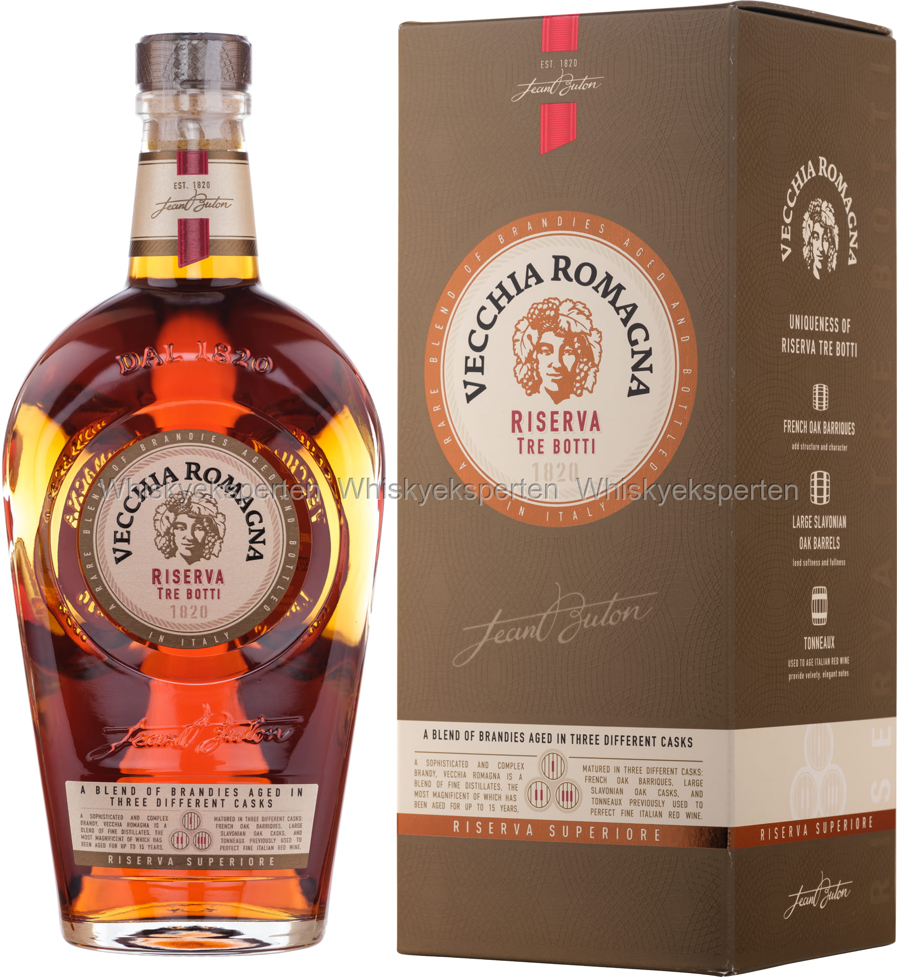 Vecchia Romagna Riserva Tre Botti Brandy