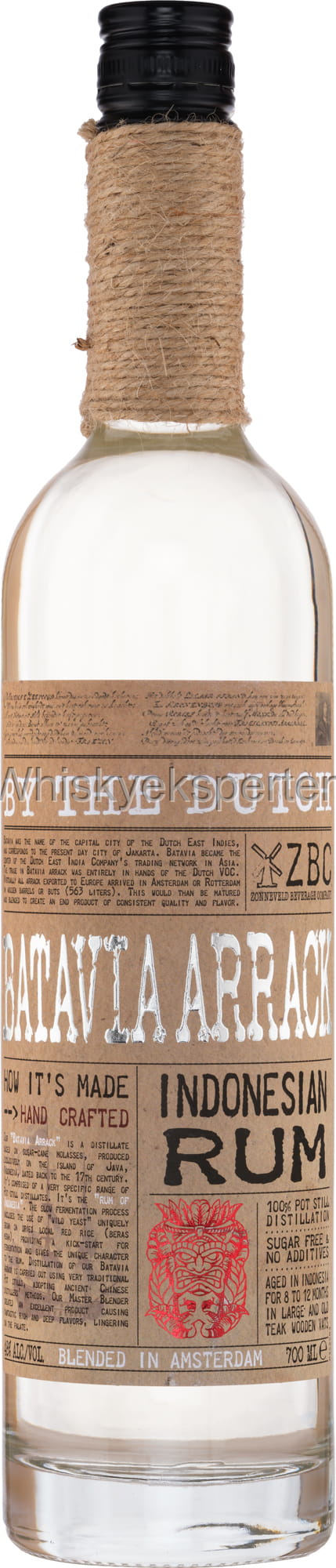 By The Dutch White Batavia Arrack