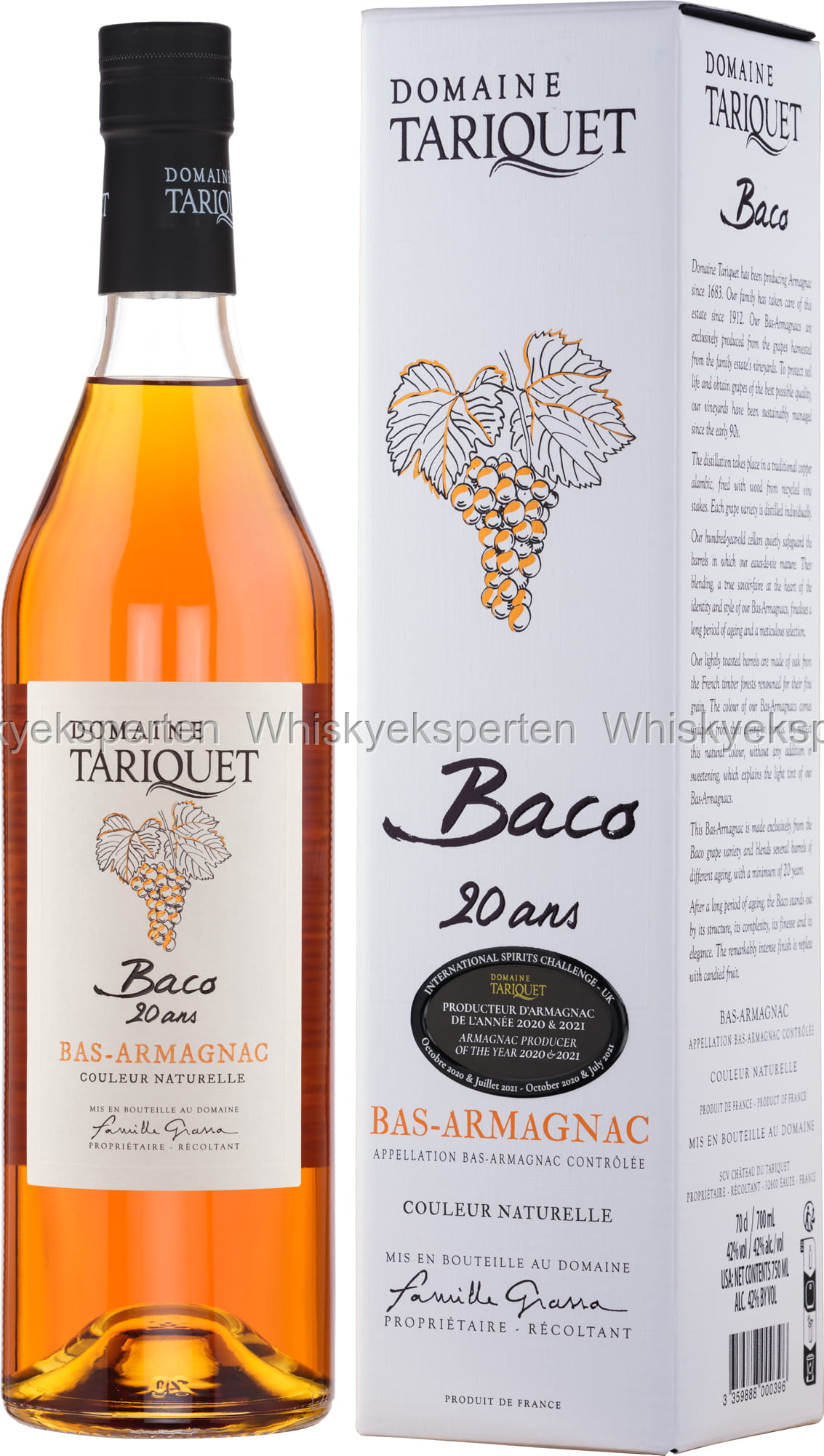 Château du Tariquet 20 År Baco Armagnac