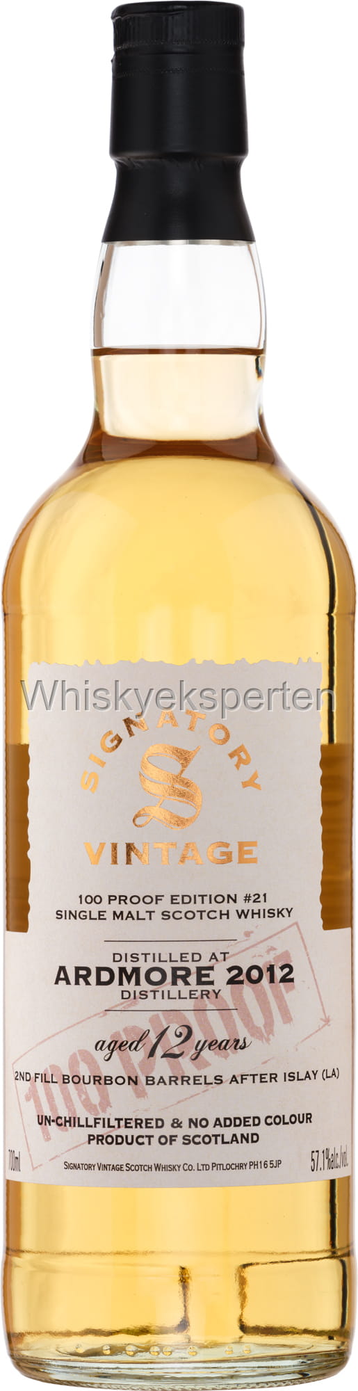 Ardmore 12 År 2012 - Signatory 100 Proof
