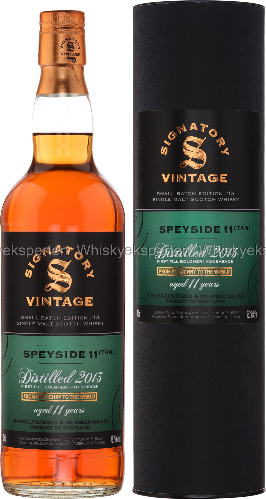 Speyside (TAM) 11 År 2013 Small Batch Edition #13 - Signatory Vintage